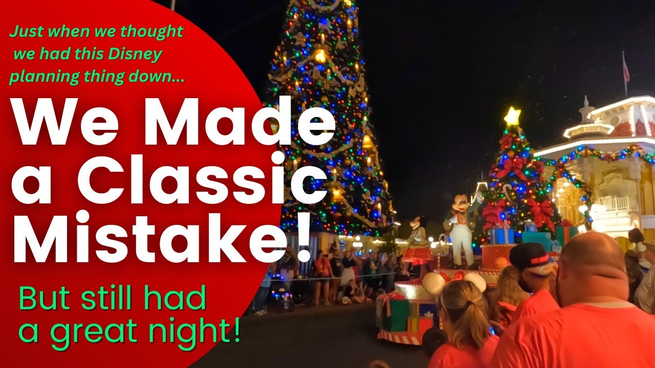 Mickey’s Very Merry Christmas Party - don’t forget to check the park ...