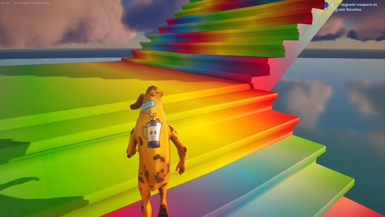 Fortnite 1000 Stairs - YouTube