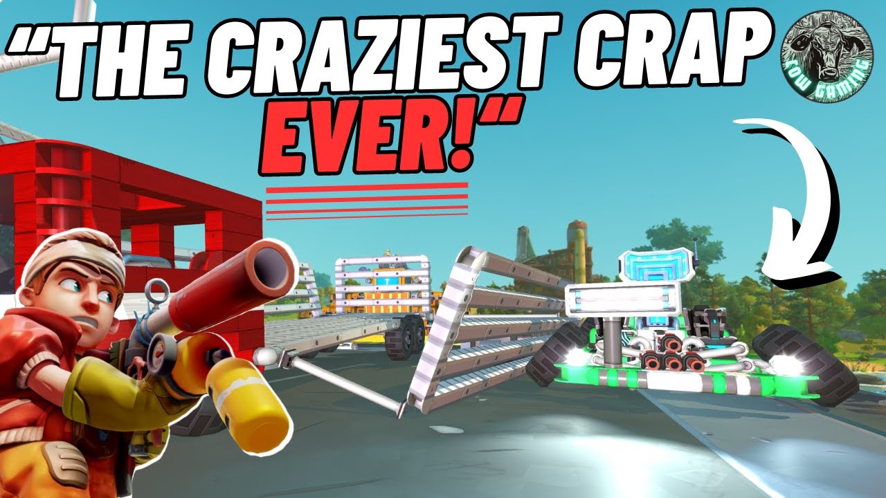 The CRAZIEST CRAP You Have EVER Seen!!! - Co-op Scrap Mechanic Survival ...