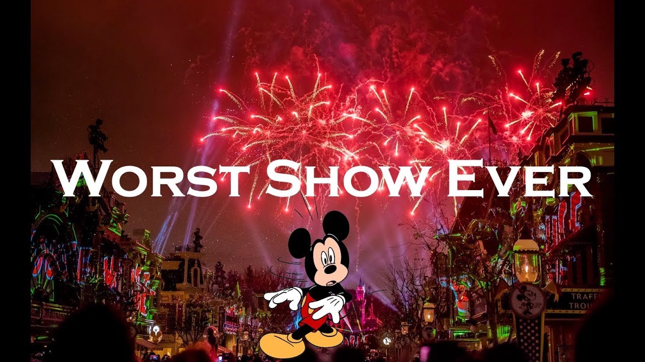 Disneyland's Worst Firework Show Ever! - YouTube