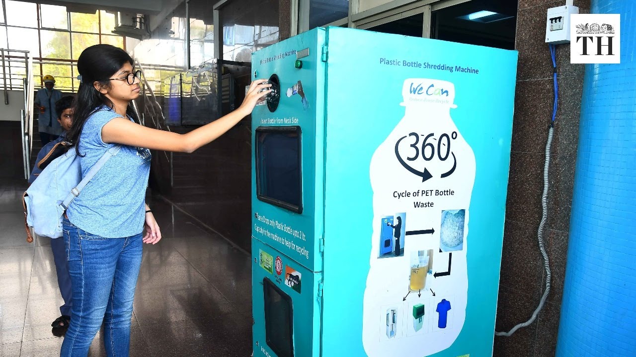 Plastic bottle shredders installed at Secunderabad railway station ...