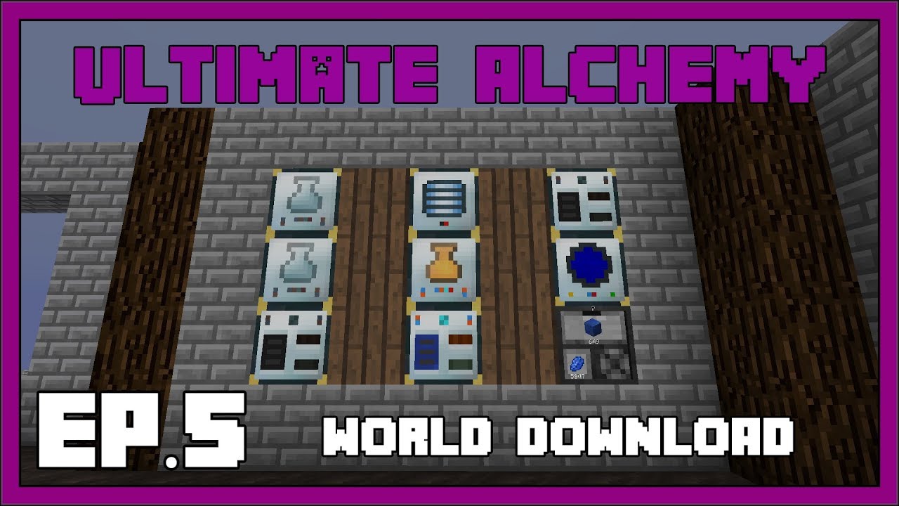 Ultimate Alchemy - EP5 - Garden Cloches & Lapis Automation - Modded ...