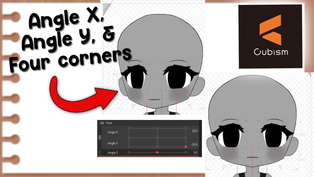 How to Make a VTuber with Live2D Cubism: Complete Angle X and Angle Y ...