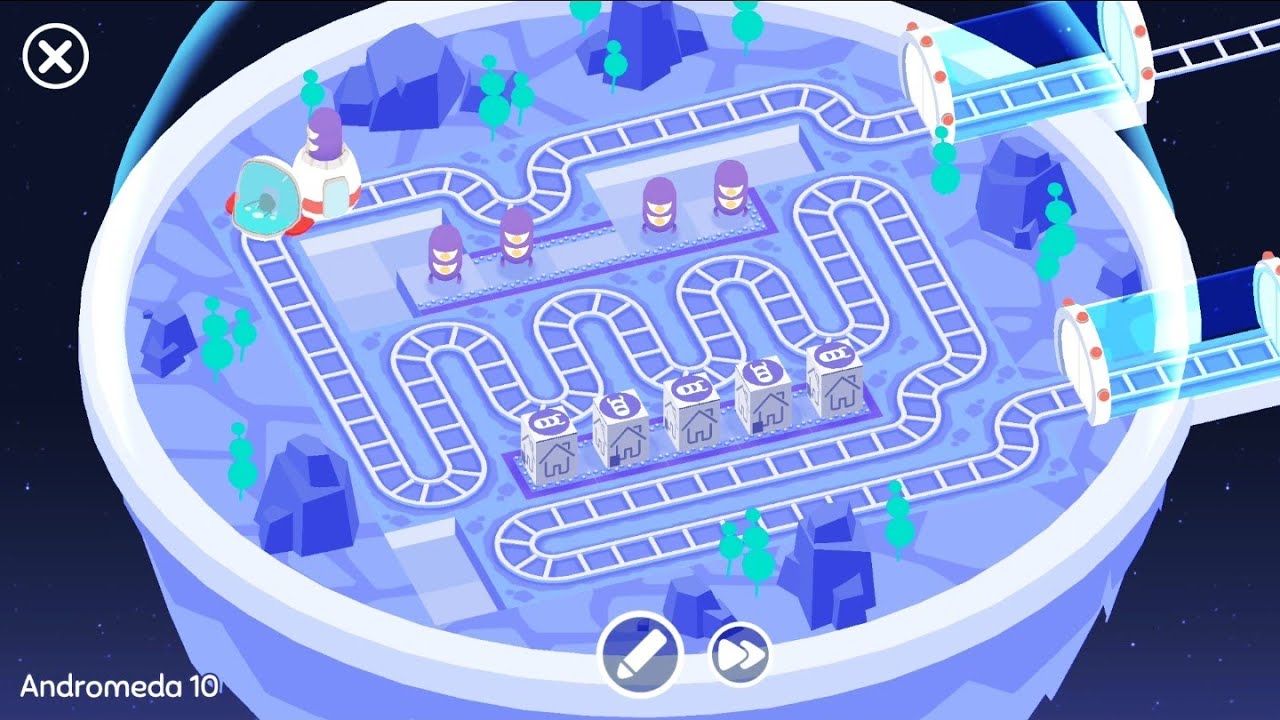 Cosmic Express Puzzle Game - Andromeda Train Route Space Colony ...