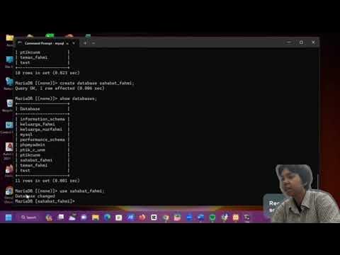 Cara membuat database menggunakan mysql - YouTube