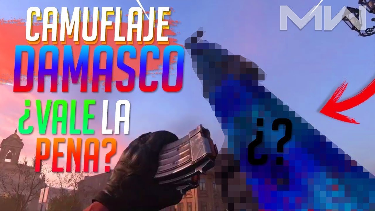 Así es el CAMUFLAJE DAMASCO en Modern Warfare 2019! ¿Vale la pena ...