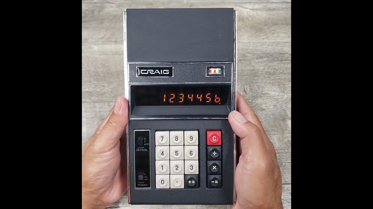 Vintage 1973 Craig 4502 "Ghostbusters" VFD Vacuum Florescent Display 8 ...