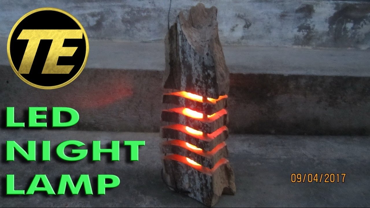DIY - How to make a night lamp - YouTube