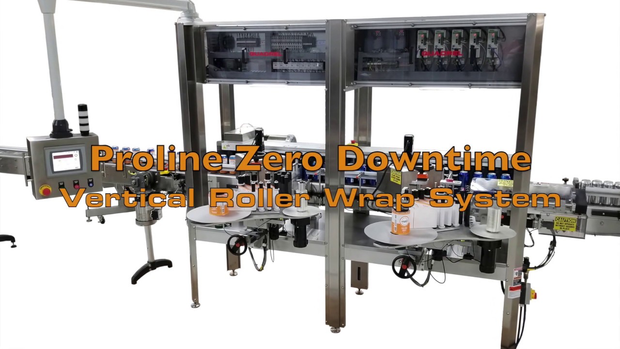 Beer Can & Bottle Labeling System - 300 products per minute - YouTube