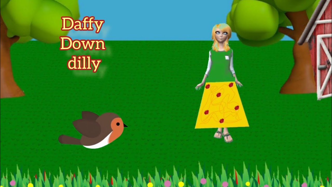DAFFY DOWN DILLY. NURSERY RHYME. KIDS SONG. - YouTube