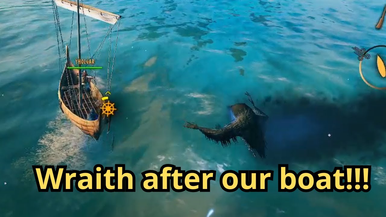 Valheim Gameplay: Fighting a Wraith on a boat! - YouTube