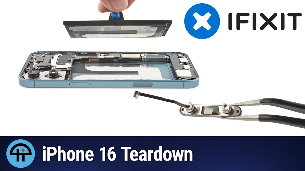 The Camera Control Button & iFixit's Teardown of the iPhone 16 - YouTube