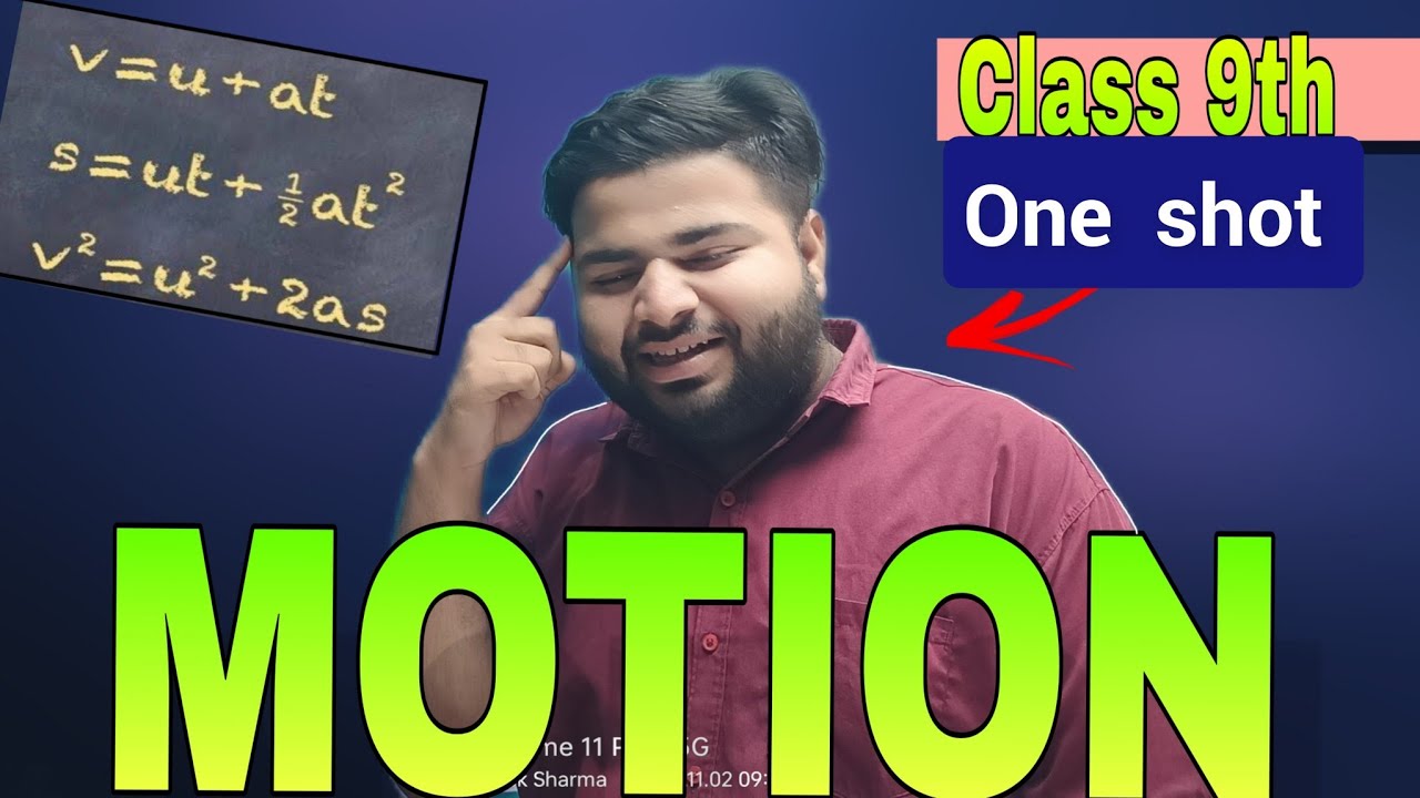 Class 9 Motion one shot Video 🔥📚|Class 9th physics 2024-25 - YouTube