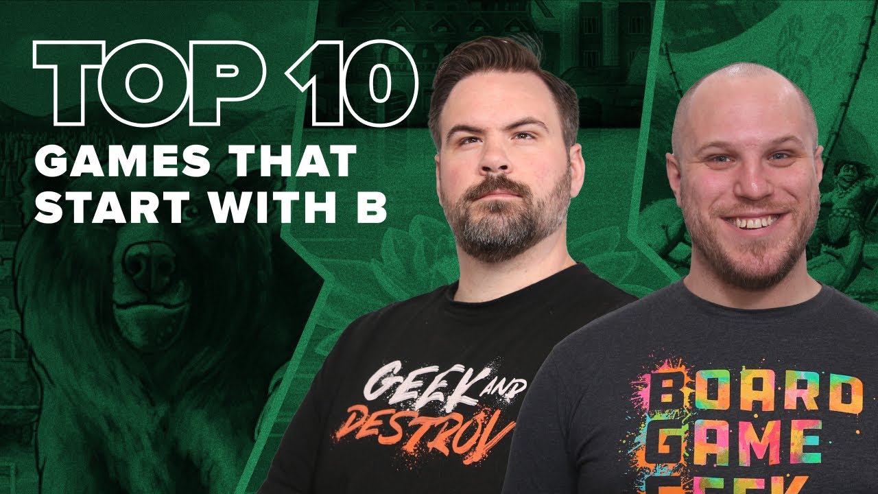 Top 10 Games that Start with B - BGG Top 10 w/ The Brothers Murph - YouTube
