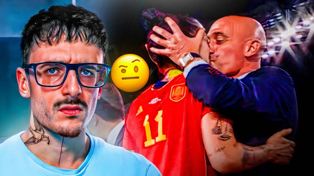 el beso de rubiales y jenni hermoso... - YouTube