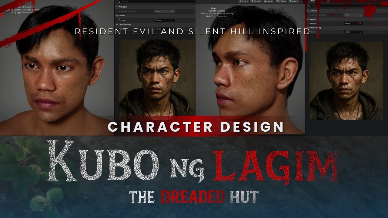 Inside Our Filipino Culture Horror Game Journey: Character Design - YouTube
