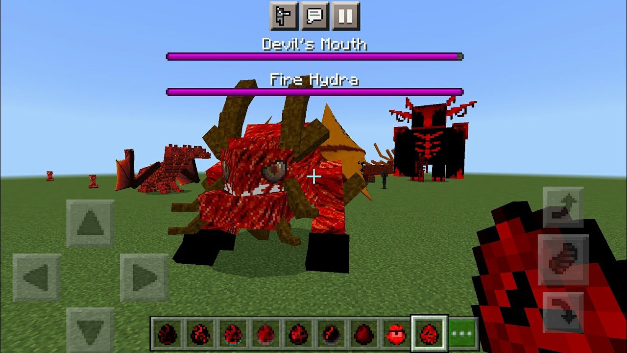 Firemaw? More Weapons and Mobs! Ruby Expansion V6.5 Update Addon MCPE 1 ...