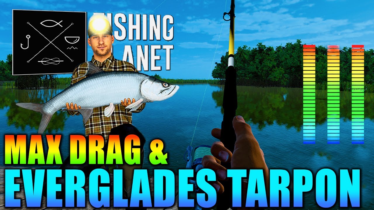 MAX DRAG and TARPON in the Everglades - Fishing Planet - YouTube