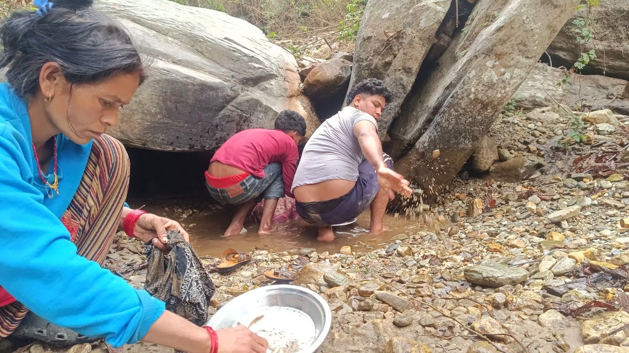 Fish Catching of Nepali village lifestyle Part 2 Daily Vlog - YouTube