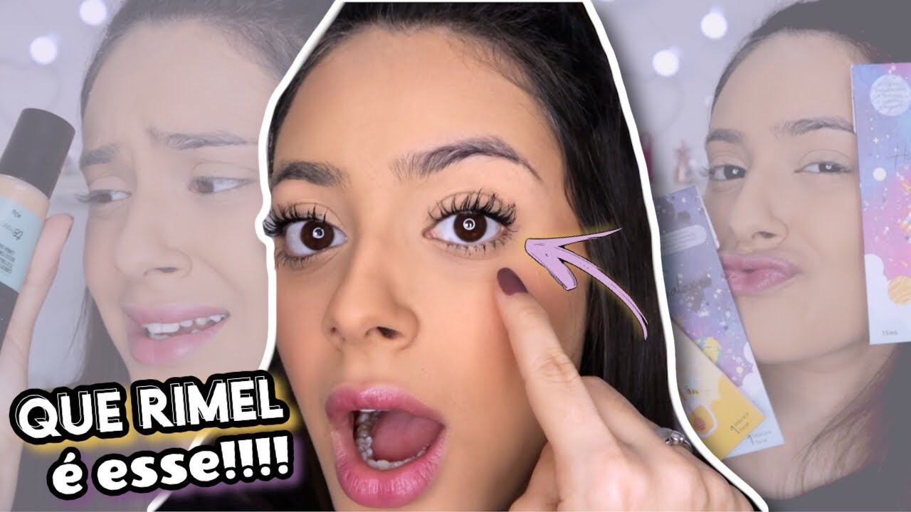 MAQUIAGEM COMPLETA com RECEBIDOS! (fiquei chocada) 😱💕 - YouTube