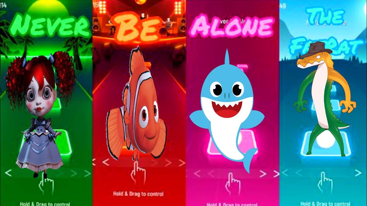 poppy playtime animation🆚Finding Nemo🆚Baby Shark🆚Gummigoo👑Who is best ...