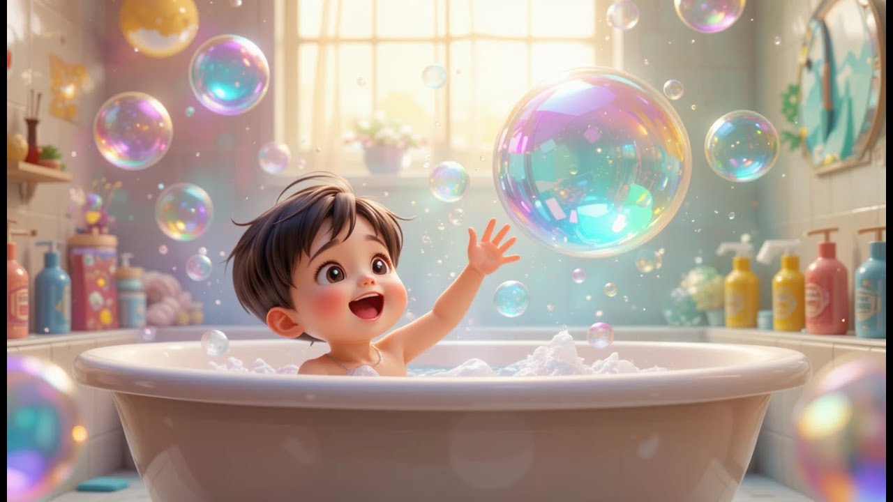 Splish, Splash, A Rainbow Bath | Fun and Colorful 3D Animated Bath Time ...