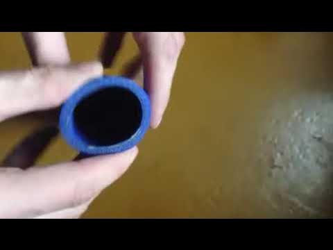 Силиконовый гофрированный патрубок для авто - YouTube
