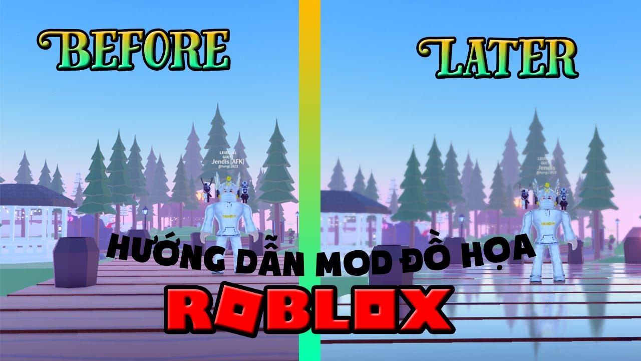 HƯỚNG DẪN MOD ĐỒ HỌA ROBLOX NO LAG 100% - HOW TO MOD GRAPHICS ROBLOX NO ...