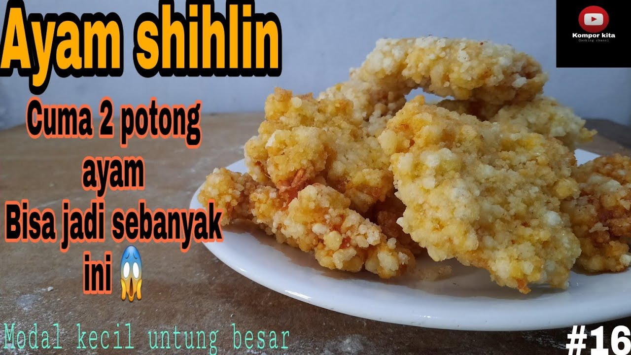 Ayam shihlin || cara membuat ayam shihlin beserta tepungnya - YouTube