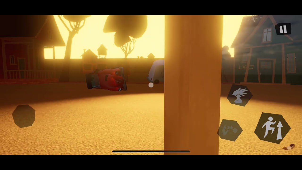 Hello Neighbor Act 1 - Car Crash Scene - YouTube
