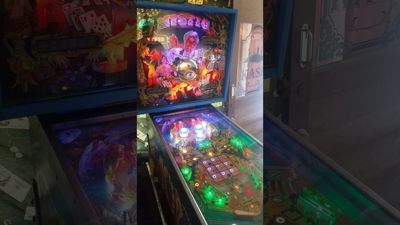 Bally 1980 Mystic pinball gameplay - YouTube