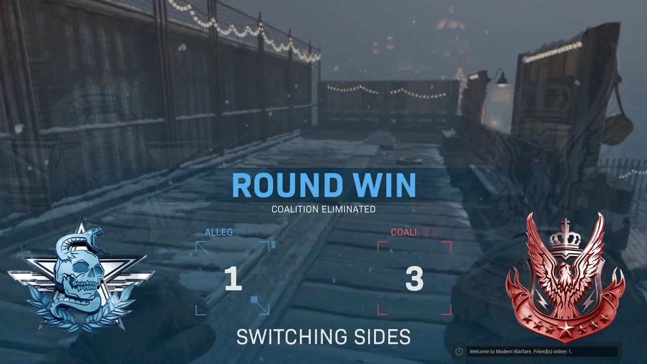 NEW MAP WINTER DOCK SNOW BALL FIGHT | Call of Duty Modern Warfare ...