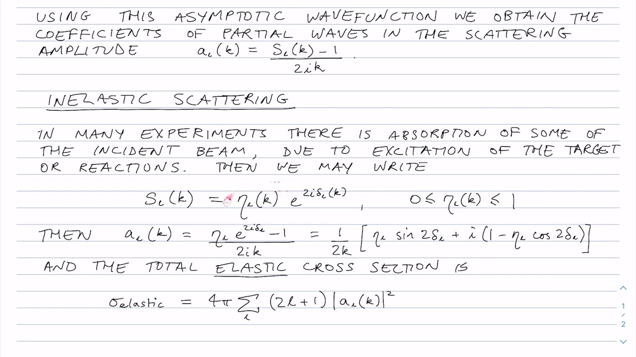 Scattering 4: S-Matrix and Inelastic Scattering - YouTube