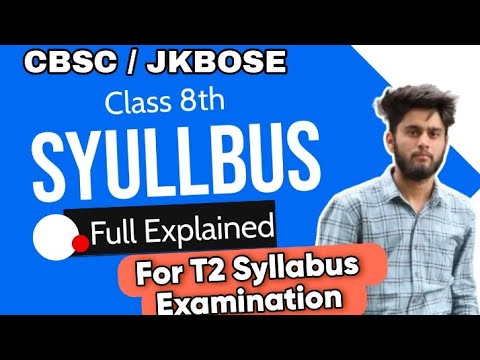 class 8th syllabus detailed||term 2nd board exam@T2 syllabus for all ...