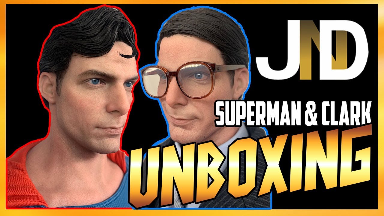 SUPERMAN & CLARK KENT UNBOXING JND STUDIOS - YouTube