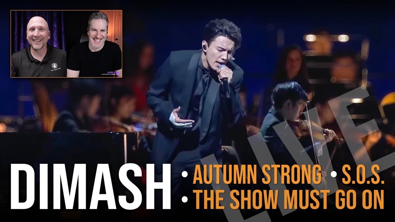 Reaction to Dimash Live at the Virtuosos - Autumn Strong, The Show Must ...