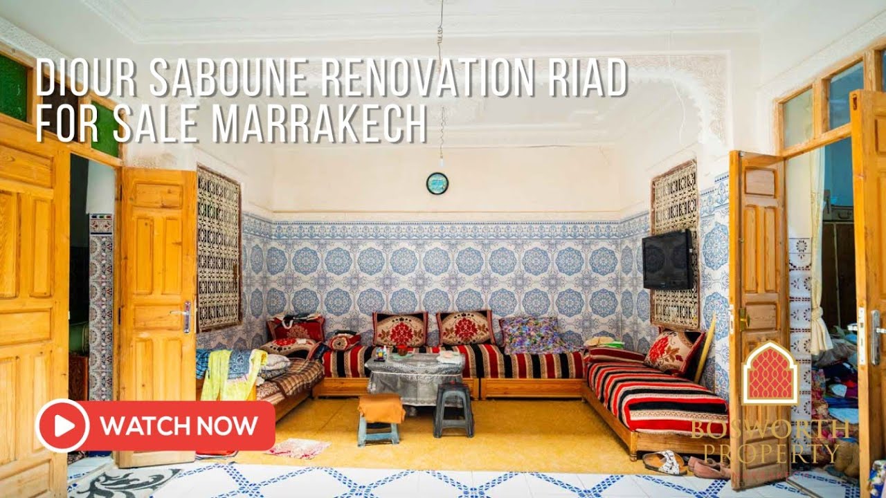 Diour Saboune Renovation Riad For Sale Marrakech - YouTube