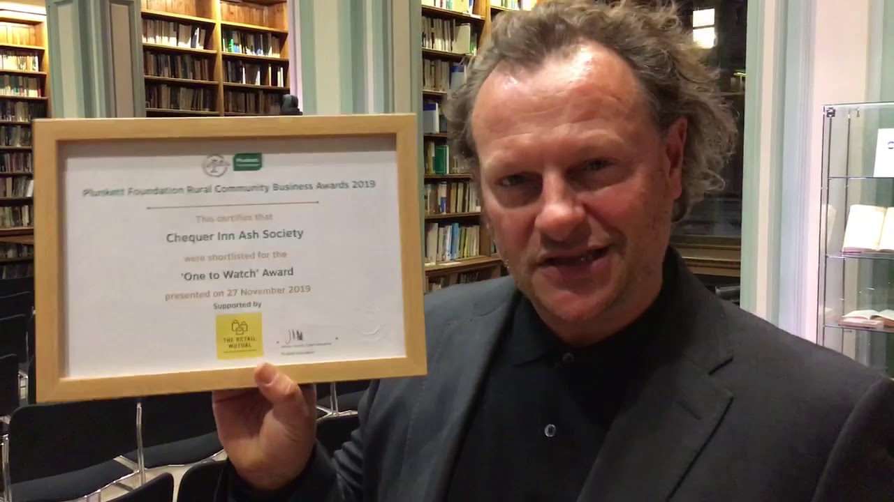 Neil Stuke at the Plunkett Foundation's 2019 Awards - YouTube
