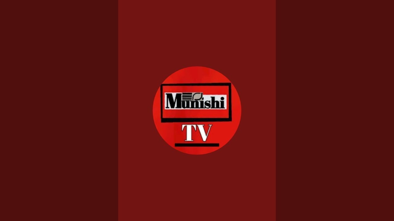 Munishi TV is live! - YouTube