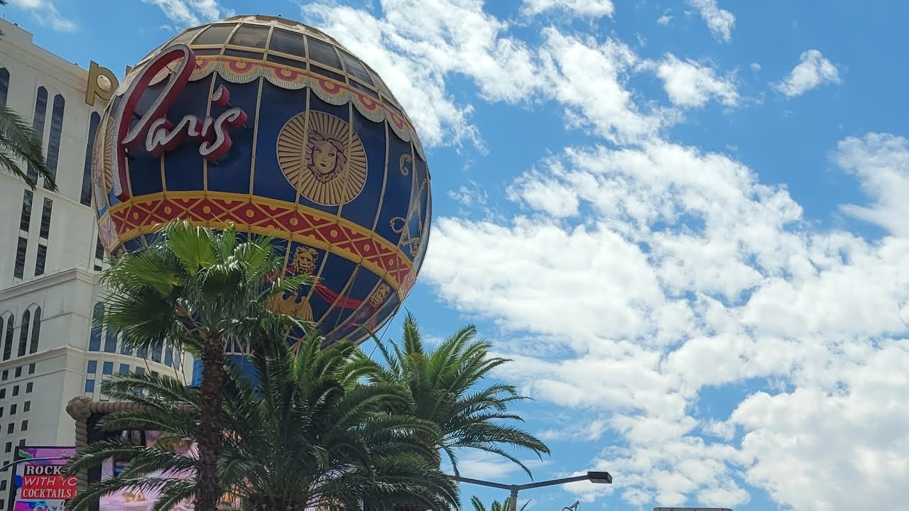 Sunday Scenic Drive At LAS VEGAS Strip - YouTube