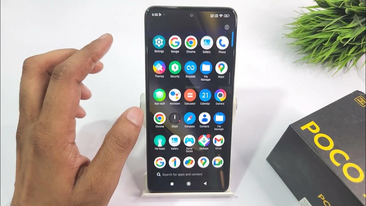 how to set app drawer settings in poco f5 | poco f6 me home screen pe new app kaise add kare ...
