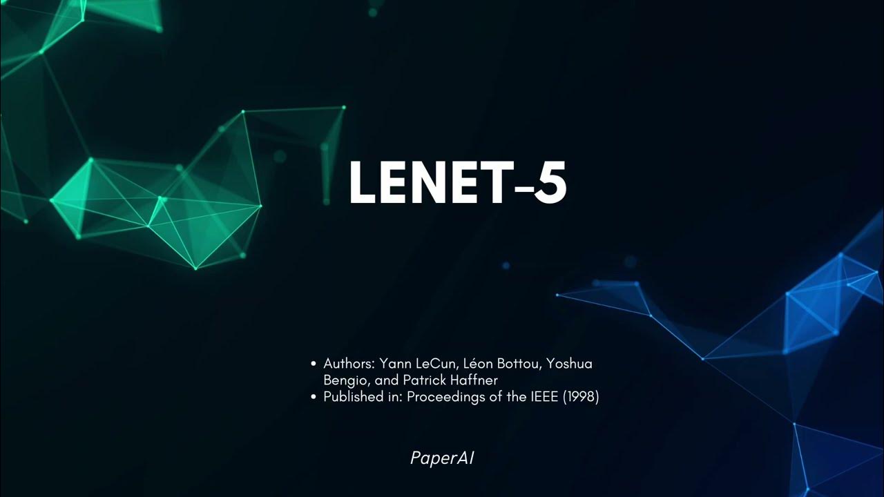 LeNet 5 Paper explanation | LeNet architecture from manuscript ...