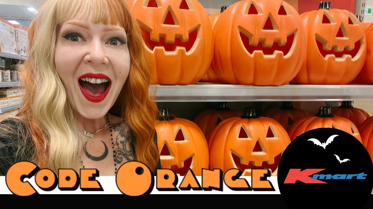 Code Orange @ Kmart Australia! BEST Halloween Stuff Yet! - YouTube