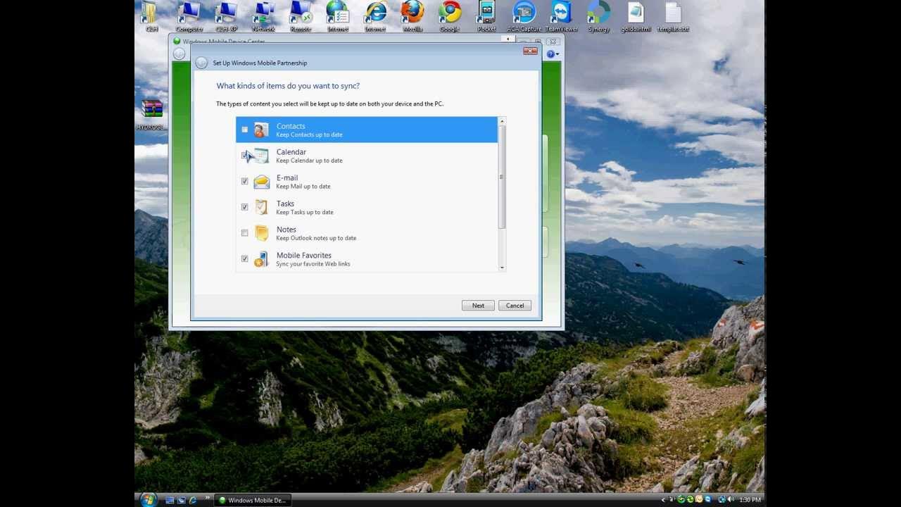 How To Setup Your PDA & Computer For Microsoft ActiveSync Partnership - YouTube