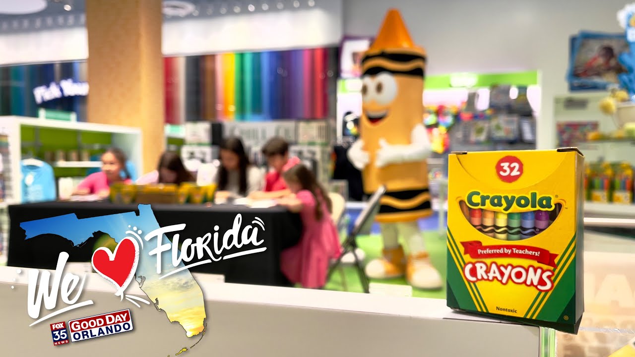 Crayola store offer 32-count box of crayons on the house with 'Pick Your Pack' - YouTube