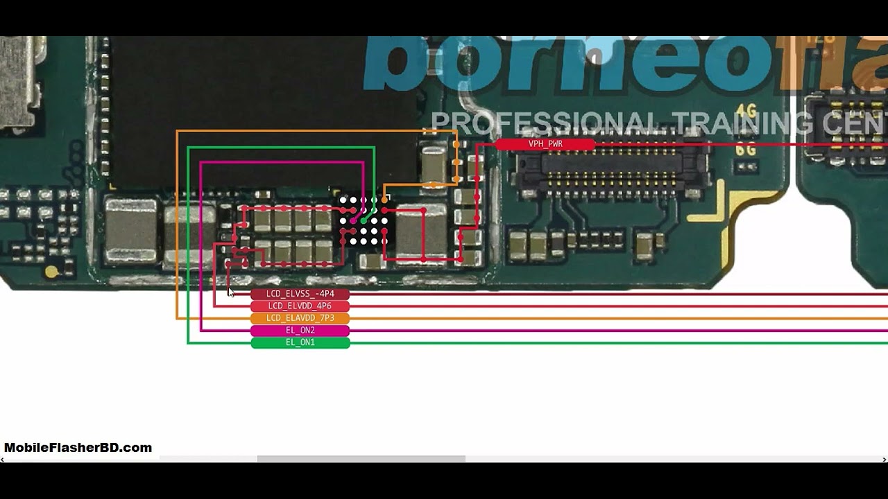 Samsung Galaxy M30s SM-M307 Display LCD Light Problem Repair Jumper ...