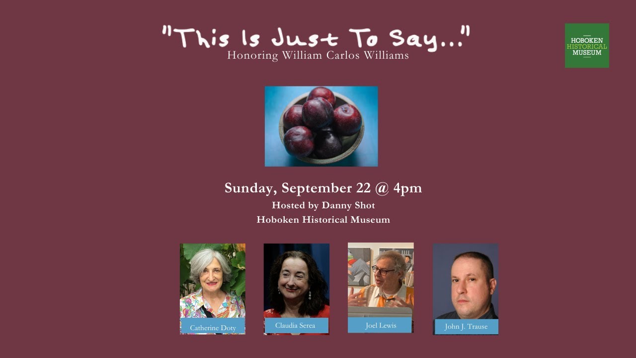 This Is Just To Say: Honoring William Carlos Williams - YouTube