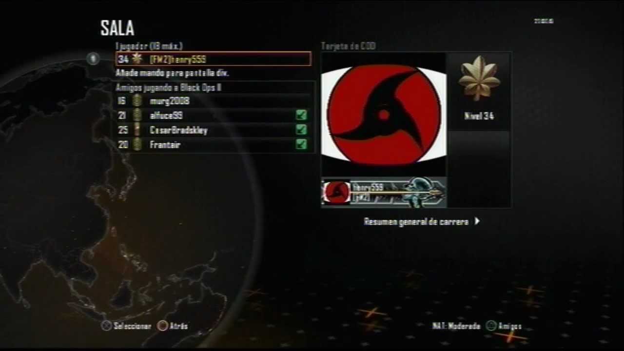 Black Ops 2 Emblema: Itachi Mangekyou Sharingan Tutorial - YouTube