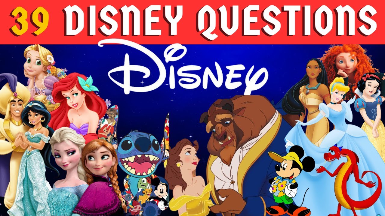 The Disney Trivia Quiz! | 39 Disney Trivia Questions! | Movie Quiz ...