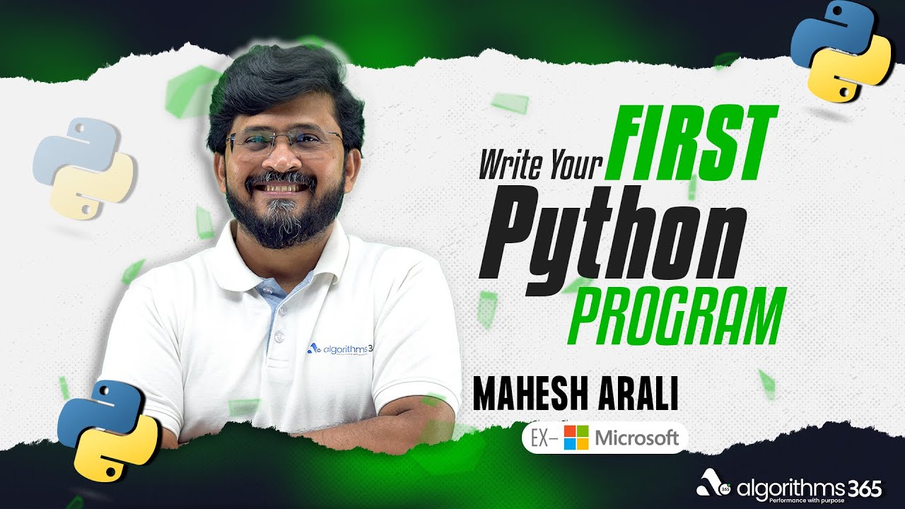 Write Your First Python Program Youtube 5739